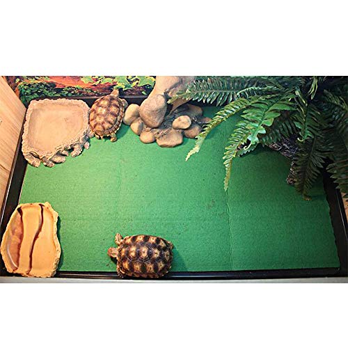 47.2" X 23.6" Reptile Carpet Large Mat Substrate Liner Bedding Reptile Supplies for Terrarium Lizards Snakes Bearded Dragon Gecko Chamelon Turtles Iguana