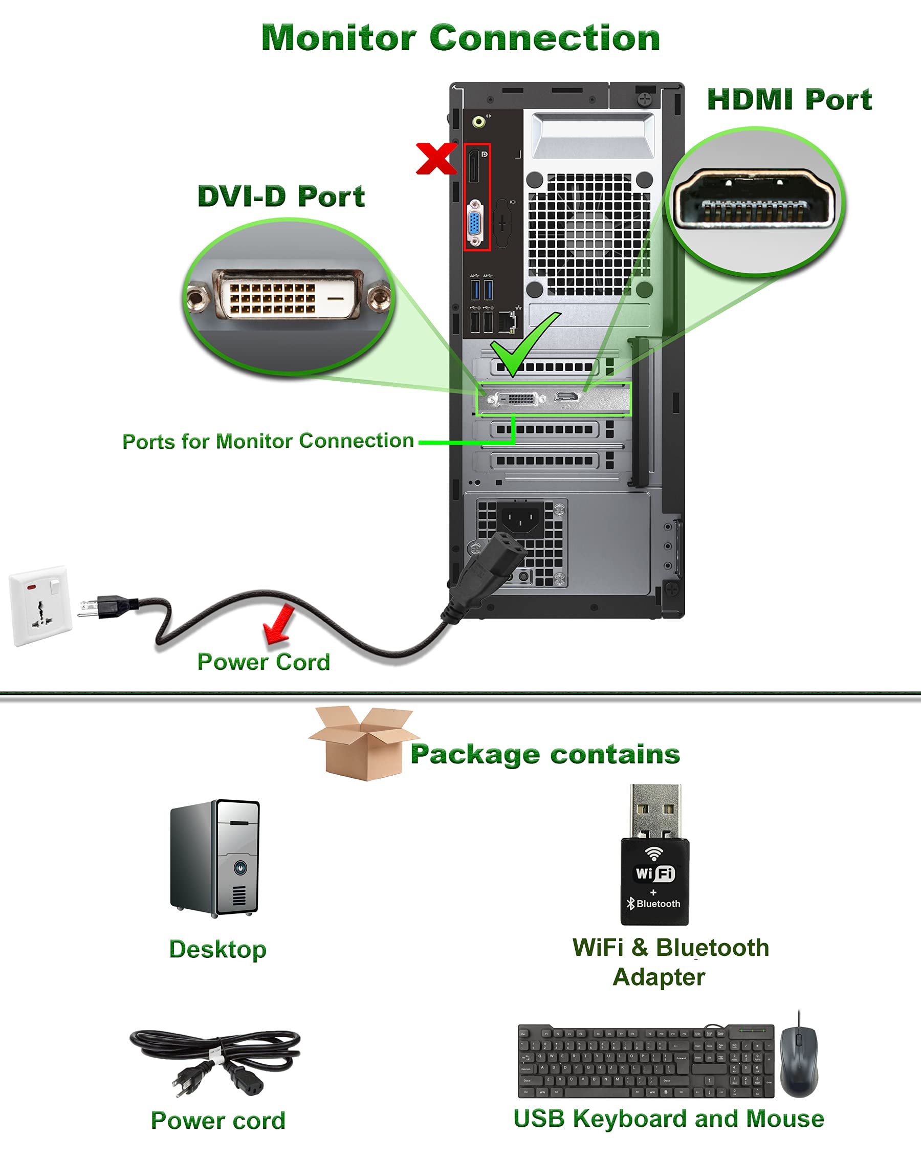 Dell OptiPlex 7020 SFF Computer Desktop PC, Intel Core i7 3.4GHz Processor, 8GB Ram, 240GB SSD Drive, WiFi & Bluetooth, HDMI, NVIDIA GT 1030 2GB DDR5, Keyboard and Mouse, Windows 10 (Renewed)
