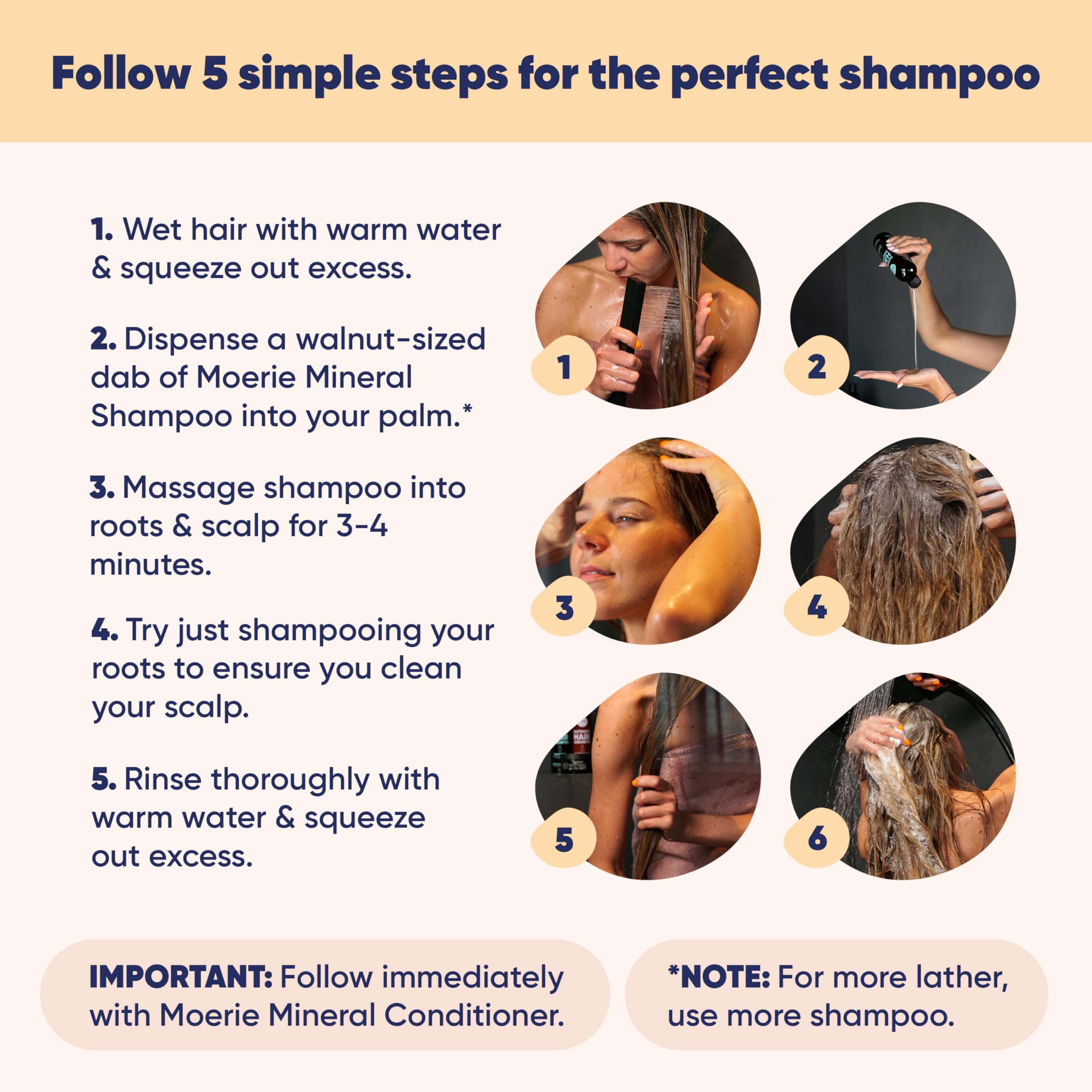 Moerie Shampoo and Conditioner Plus Hair Mask and Spray Mega Pack β The Ultimate Growth Care β For Longer, Thicker, Fuller Hair - Volumizing Products β Paraben & Silicone Free (Set of 4)