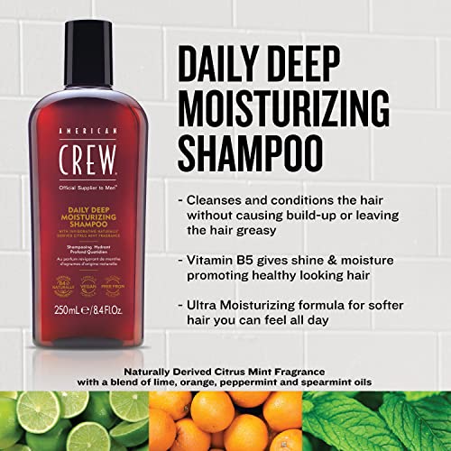 American Crew Gift Set, Travel Kit includes Hair Forming Cream, Men's Shampoo, Body Wash and Precision Shave Gel