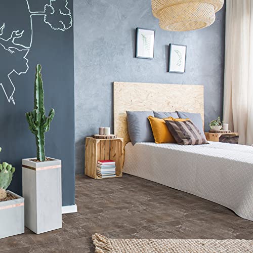 48 Pieces Vinyl Flooring Peel and Stick on Floor Tile 12 x 12 Inch Self Adhesive Waterproof for Kitchen Bathroom Living Room Bedroom (Multicolor Marble)