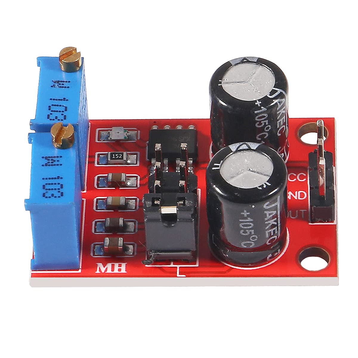 UMLIFE10PCS NE555 Duty Cycle and Frequency Adjustable Module Square Signal Wave Generator Rectangular Module with Breadboard Jumper Wires 20cm 10pin Male to Female Female to Female