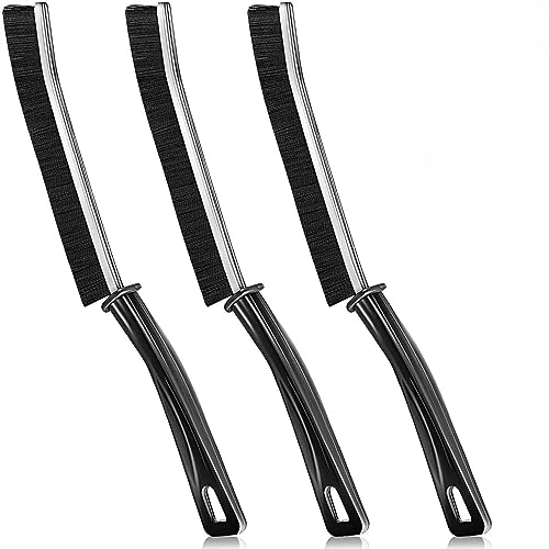 3 Piece Grout Cleaner Scrub Brush Deep Tile Joints, Hard Angled Bristles for Shower, Tub, Kitchen, Multi-Surface All-Purpose Household Cleaning Tool