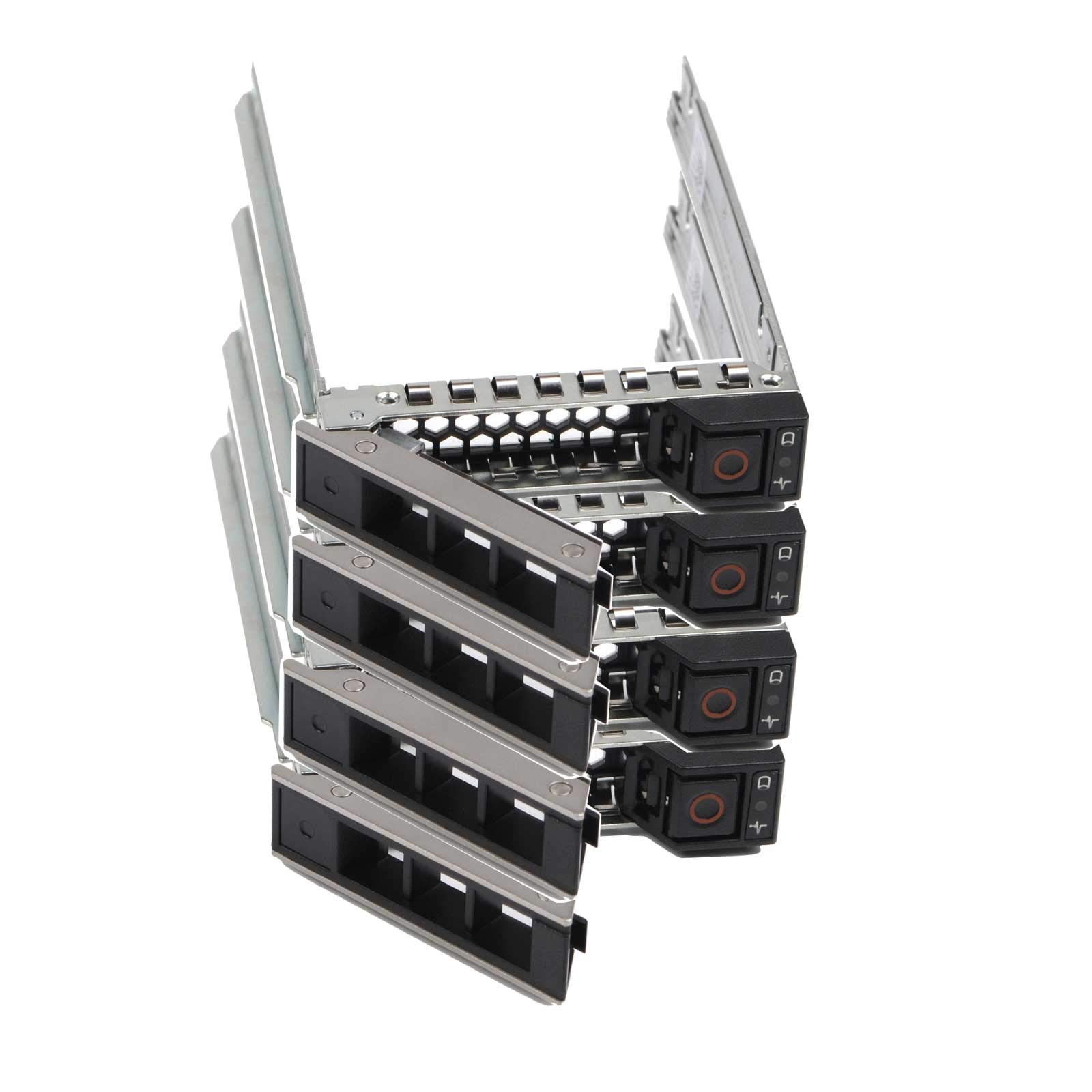 Hard Drive Caddy 2.5" Hard Drive Bracket 0DXD9H DXD9H SSD Mount Metal HDD Holder Compatible for Dell PowerEdge 14th Generation R440 R640 R740 R740xd R840 R940 R6415 R7415 R7425, 2 Pack