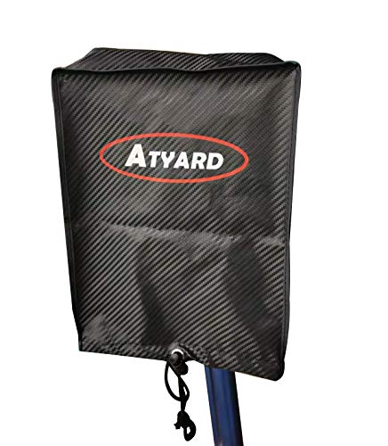 ATYARD RV Electric Jacks Protective Cover, Universal 600D Polyester Electric Tongue Jack Cover Trailer RV Electric Tongue Jack Protective Cover (Large Size 14″H x 5″W x 10″D)