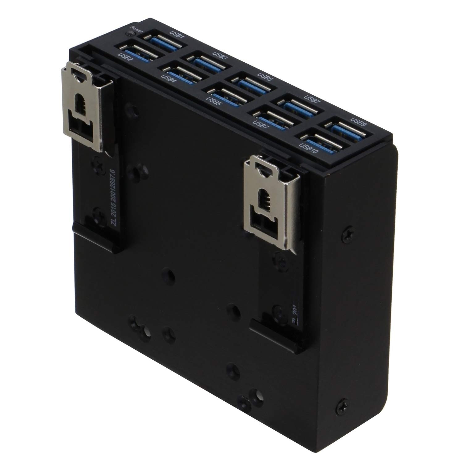 SEDNA - USB 3.1 Gen 1 (USB 3.0) 4 Port DIN-Rail Mounting Hub, for Industrial Control/Server Cabinet mounting Applications