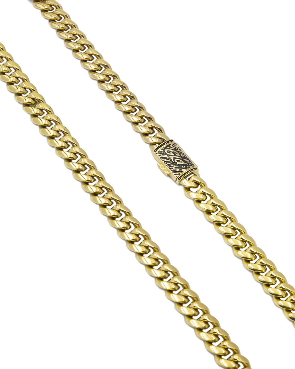 12MM Miami Cuban Necklace 16" 18" 22" 30" - Gold (18)