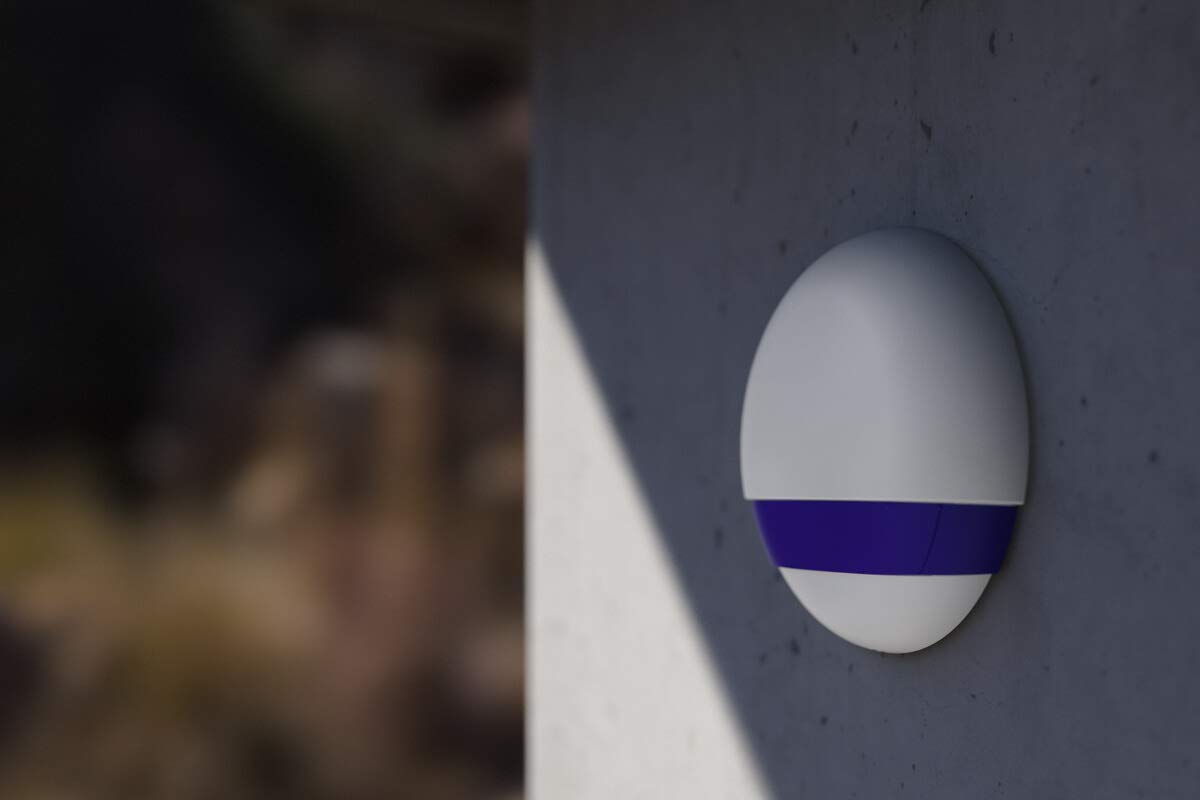 Abode Outdoor Siren w/ Strobe | Sounds Alarm & Flashes Light Outside When Alarm is Triggered