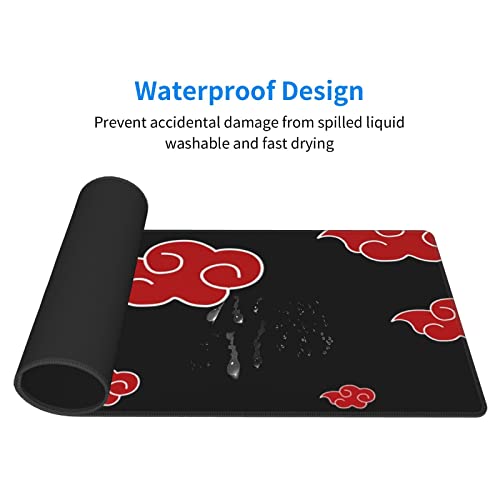 Anime Mouse Pad for Computer - Anime Gaming Large Mouse Pad Non Slip Rubber Mat for Computers, Desktop PC Laptop Office Big Mouse Pad 31.5x11.8x0.12inch