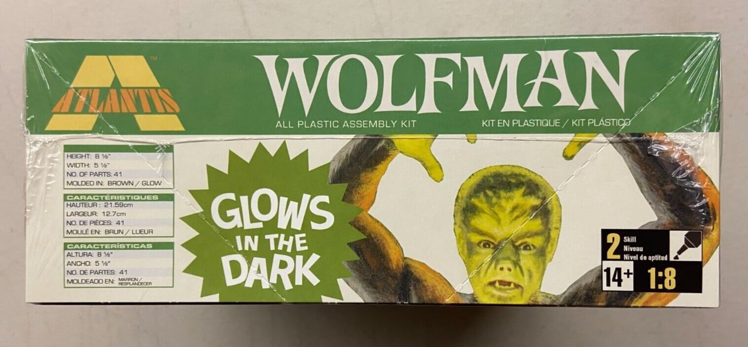ATLANTIS TOY & HOBBY INC. Lon Chaney Jr. The Wolfman Glow Limited Edition AANA450 Plastic Models Other Misc