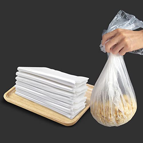 50 Pieces Disposable Cage Liners Disposable Rabbit Cage Liners Guinea Pig Cage Liner Bag Plastic Cage Liners Rabbit Litter Box Bag Small Animals Bedding Litter Pan Bag(60x40cm, Transparent)