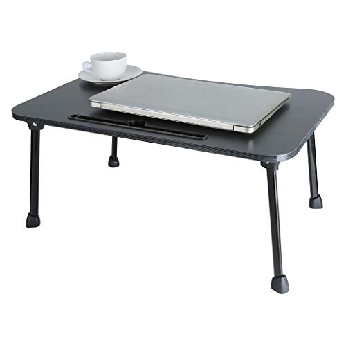 Bedside Table Mobile Medical Overbed Table, Student Study Writing Table Computer Gaming Table Bedroom Laptop Table, Home Office Desk Workstation Study Reading Writing Desk PC Laptop Table (Black)