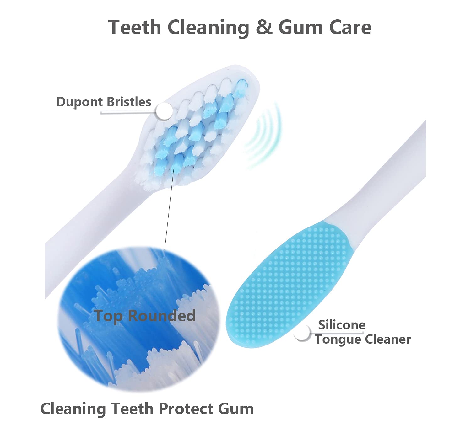 BYITH Electric Toothbrush 5 Brushing Modes 3 Toothbrush Heads Rechargeable Sonic Toothbrush