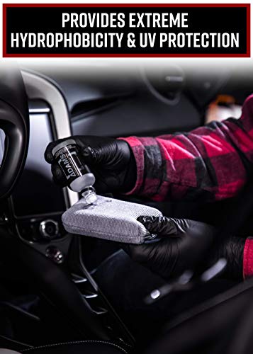 Adam's UV Leather & Vinyl Interior Ceramic Coating - Ceramic Nano Glass Coating for Hard Interior Surfaces | Ultimate Protection for Your Leather, Vinyl, Plastics, Dashboard, More (UV Complete Kit)