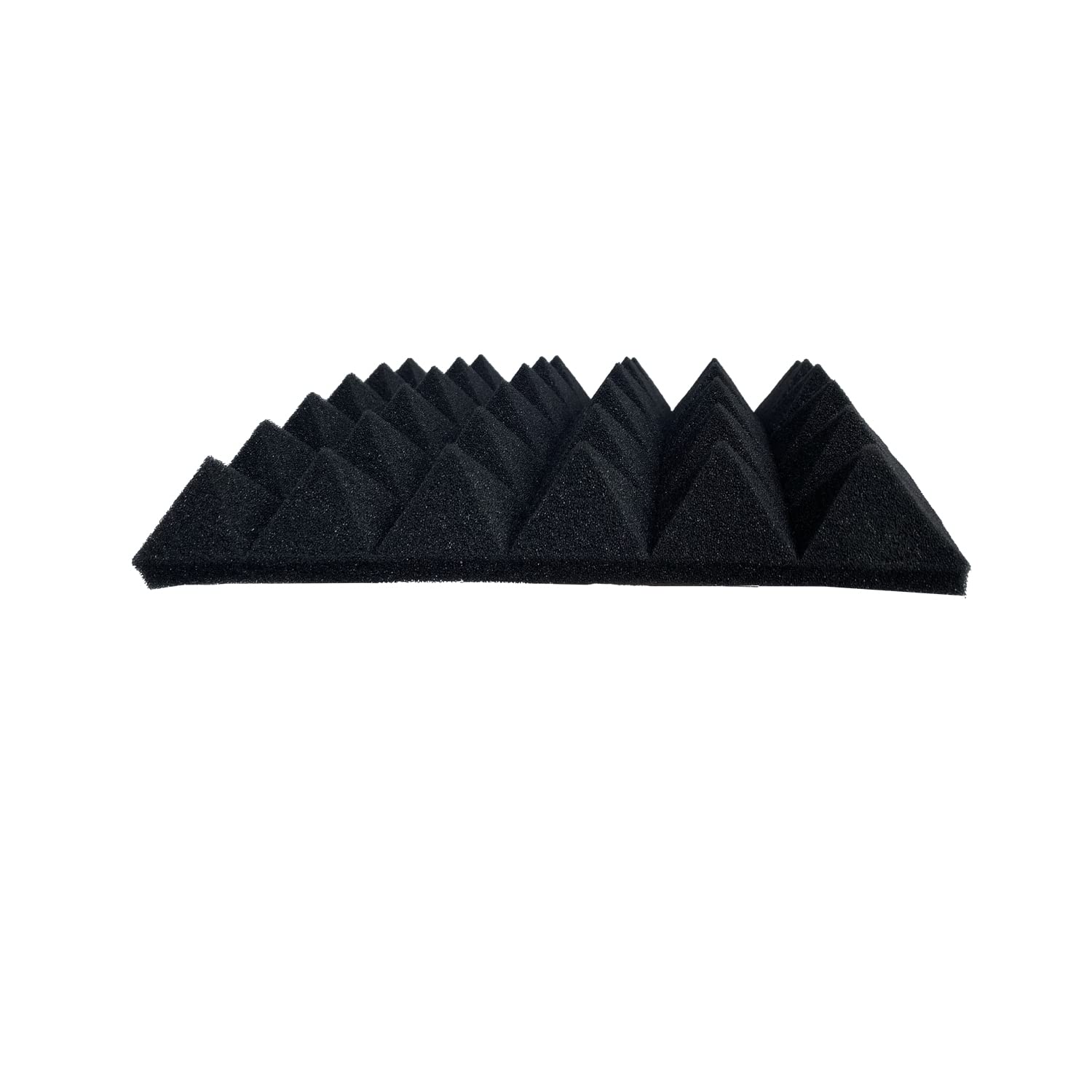 12 acoustic foam boards Black Pyramid foam boards 12“ × 12” × 2”