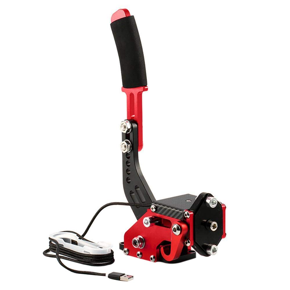 14Bit PC USB Handbrake SIM for Racing Games G25/27/29 T500 FANATECOSW Dirt Rall Red 8417#