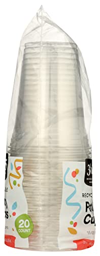 365 by Whole Foods Market, Cups Plastic 16 Ounce, 20 Count