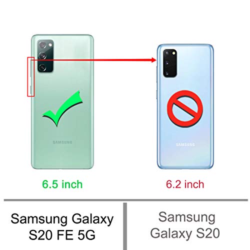 Osophter for Galaxy S20 FE 5G Case Clear Transparent Reinforced Corners TPU Shock-Absorption Flexible Cell Phone Cover for Samsung Galaxy S20 FE 5G(Clear)