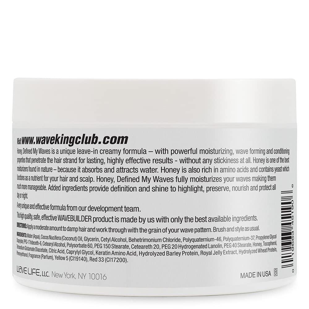 Wave King x Wavebuilder Honey, Defined My Waves Moisture Rich Wave Defining Treatment Conditioner