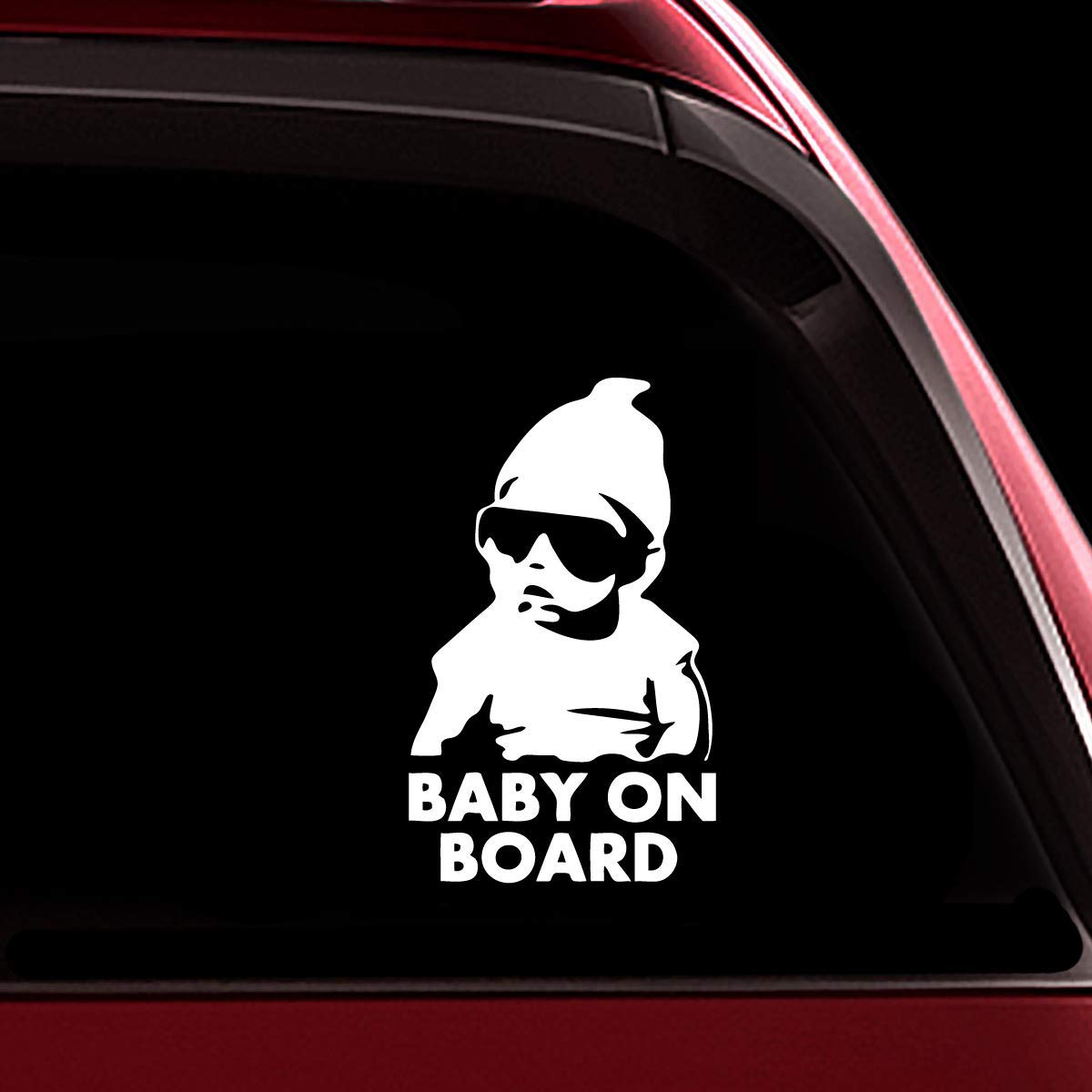 Baby on Board Sign Car Window Sticker - Carlos from The Hangover & Peeing Boy Design Bundle