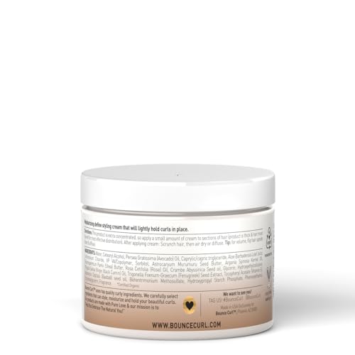 Bounce Curl Avocado & Rose Oil Clump & Define Cream for Curly Frizzy Hair
