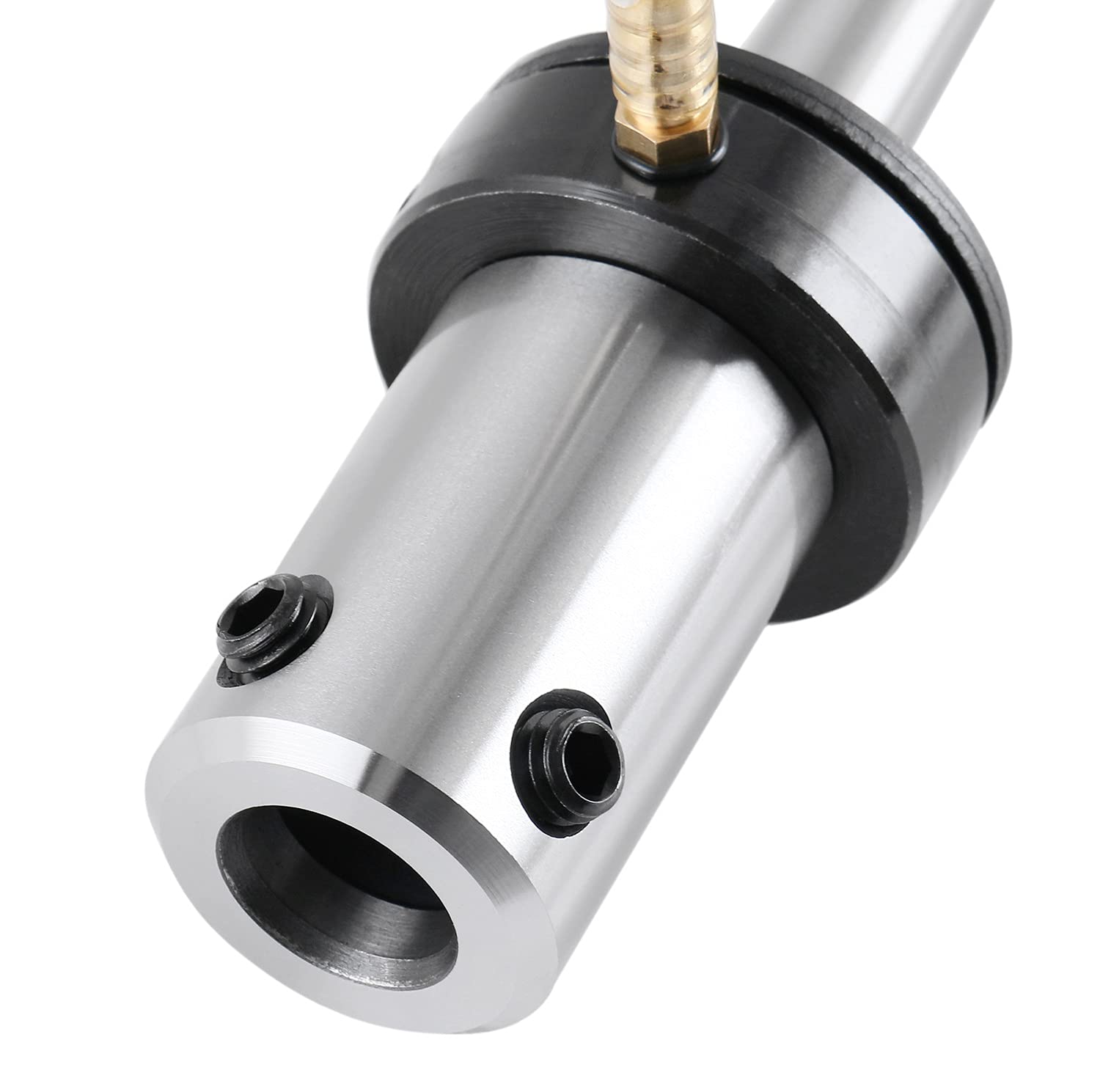 Accusize Industrial Tools Mt2 to 3/4 inch Weldon Shank with Coolant System for Drill-Use Annular Cutter on Drill Press, Mc10-0002