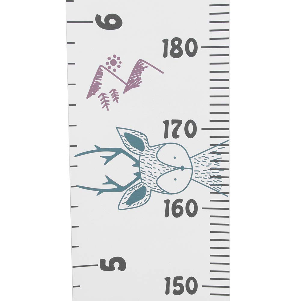 Wall Height Chart, Baby Growth Chart Cute Wall Ruler Growth Chart for Baby Girls Boys Toddler Bedroom(1, Blue) height chart kid