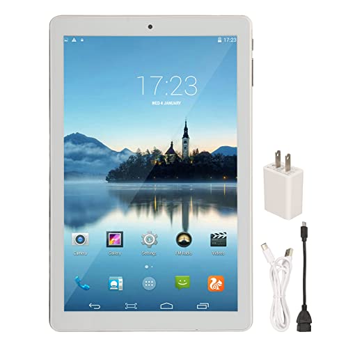 10in Tablet, Kids Tablet 5G WiFi Dual Band 10in Screen 32G Memory, Toddler Tablet for Video 100‑240V (US Plug)