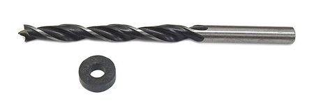 Brad Point Drill Bit,HSS,1/4"" x 4-6 pack