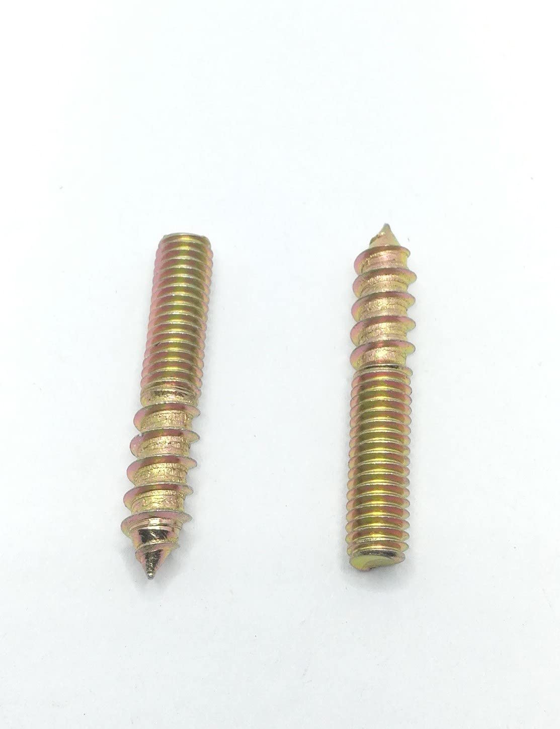 Hanger Bolt M6x35 Double Headed Bolt Self-Tapping Screw for Furniture 20Pcs