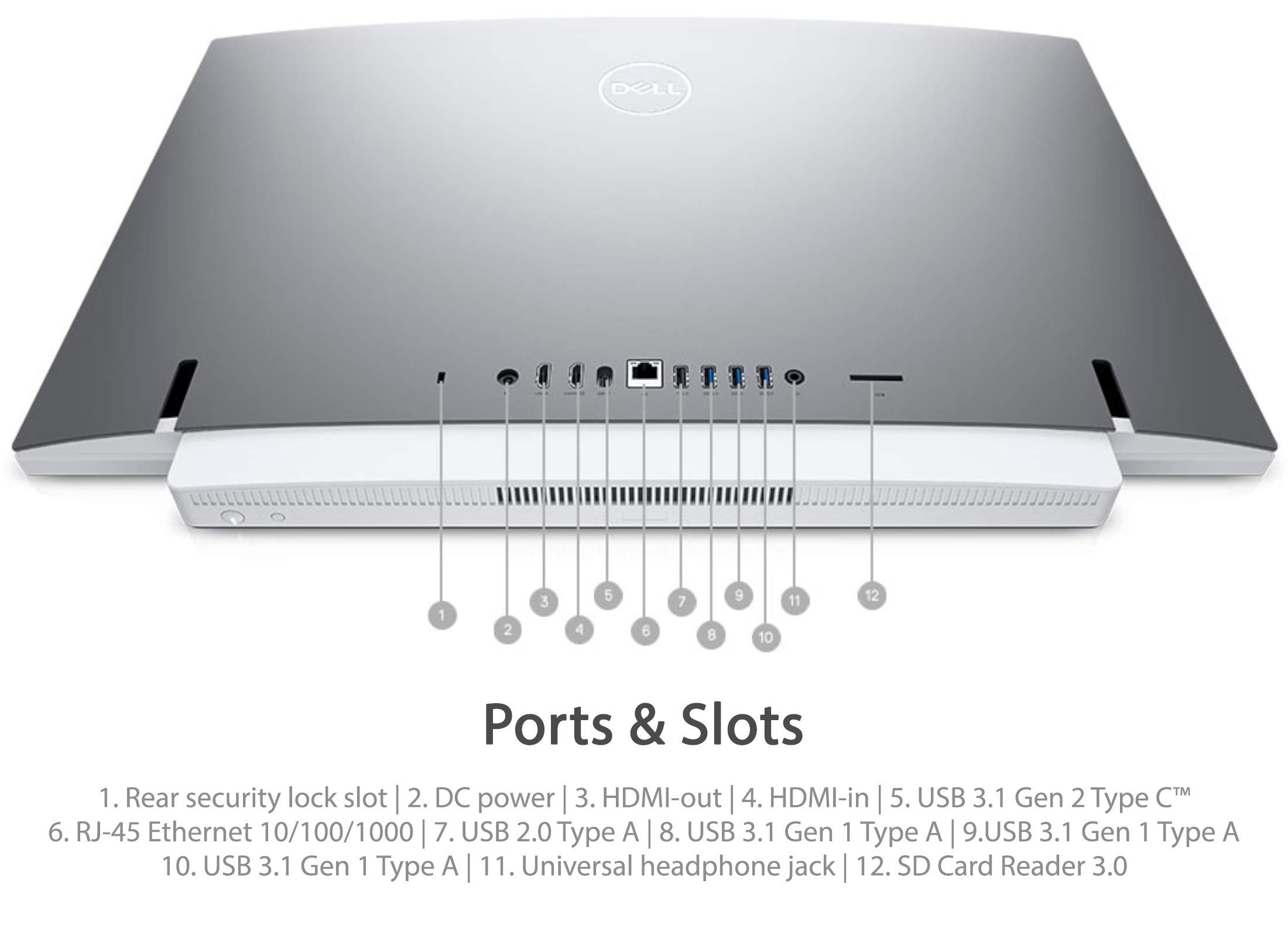 DELL Inspiron 7700 27 All-in-One Desktop, 27" FHD Touchscreen, i7-1165G7, GeForce MX330, 64GB RAM, 2TB SSD, Webcam, WiFi 6, Bluetooth 5, Wireless Keyboard and Mouse, Win 10 Home