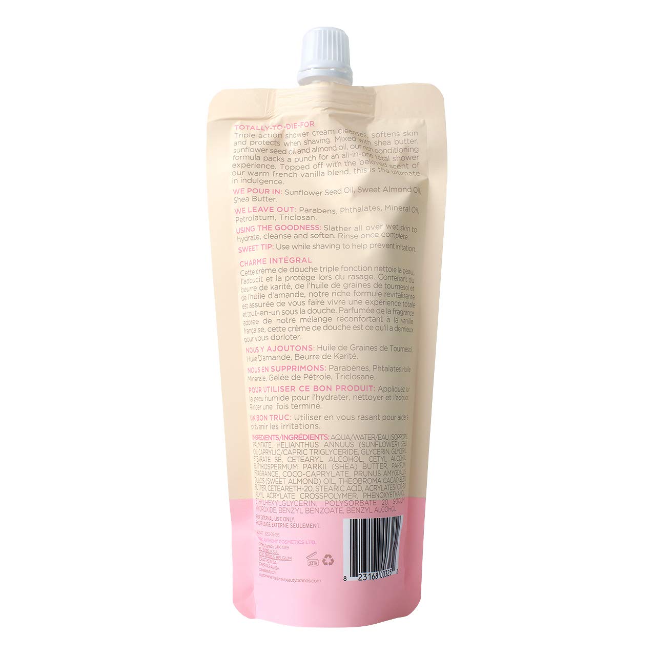 Cake Beauty Heavy Cream Triple Duty Shower Cream, 7 Ounce