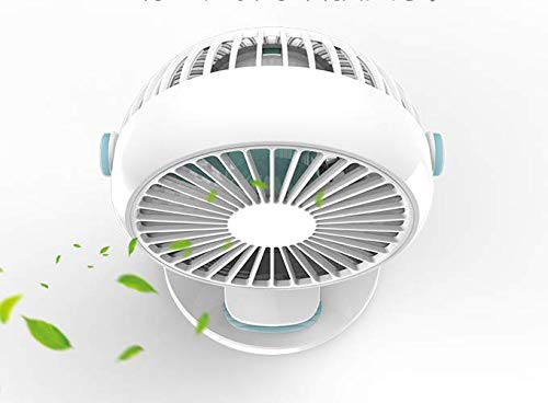 Baby Stroller Mini Battery Operated Clip Fan,Small Portable Fan Powered by Rechargeable Battery or USB Desk Personal Car Gym Workout Camping (Black) (Table Fan-Black)