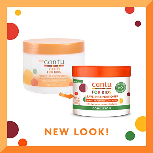 Cantu Care for Kids Leave-In Conditioner with Shea Butter, 10 oz (Pack of 3)