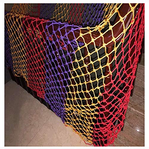 MAGFYLY Banister Guard net Child Safety nets, Rope Thickness 6mm, 5cm mesh, Playground Play net Children's Stairs Anti-Fall net Isolation net Garden Plant Fence Cargo Network (Size : 33M)
