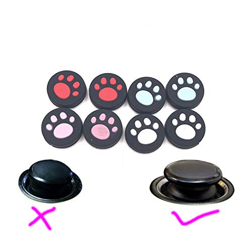 2PCS Silicone Thumb Stick Grips Caps Analog Thumbstick Joystick Cap for PS Vita PSV 2000 PSV 1000 Color Pink
