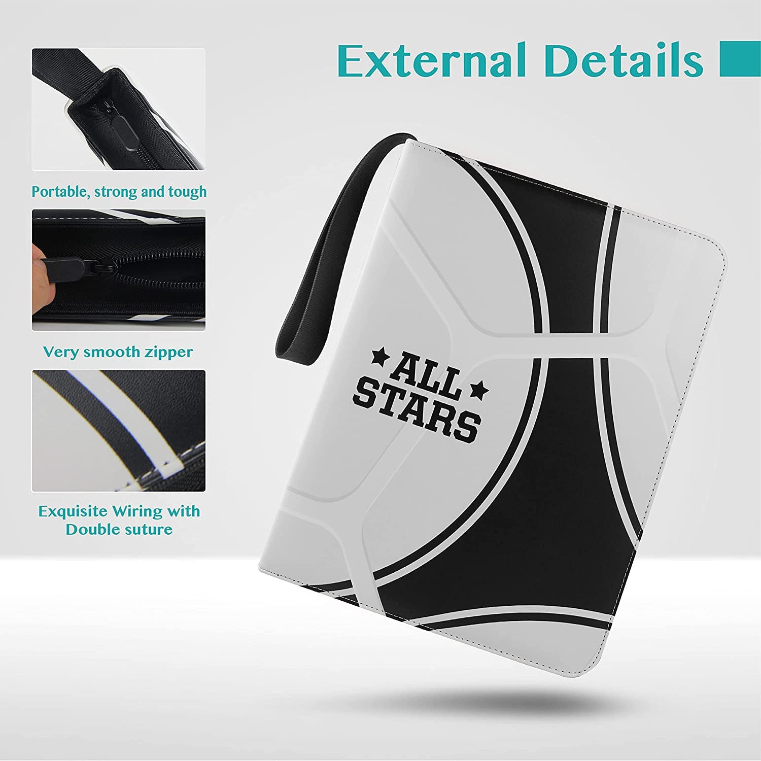 ๐ฎ๐ฌ๐ฎ๐ฐ ๐๐ฅ๐๐ง๐๐๐ PACKAPRO 9 - Pocket Classic Soccer Cards Binder Fit 900 Cards with 50 Sleeves Sports Card Binders Collector Album Folder Holder for FIFA Cards
