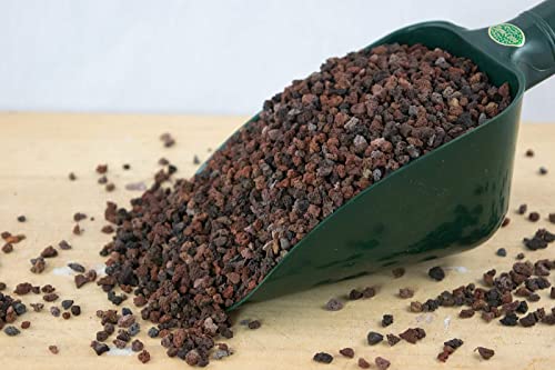 2 Gal. 1/8" - 3/16" Pre Mix Horticultural Red / Black Lava for Cactus & Succulent, Bonsai Tree Soil Mix - Small Grain