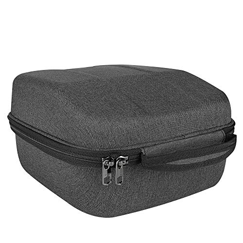 Geekria Shield Case for Large-Sized Over-Ear Headphones, Replacement Protective Hard Shell Travel Carrying Bag with Cable Storage, Compatible with HiFiMAN HE 6se, HE 1000, Audeze (Drak Grey)