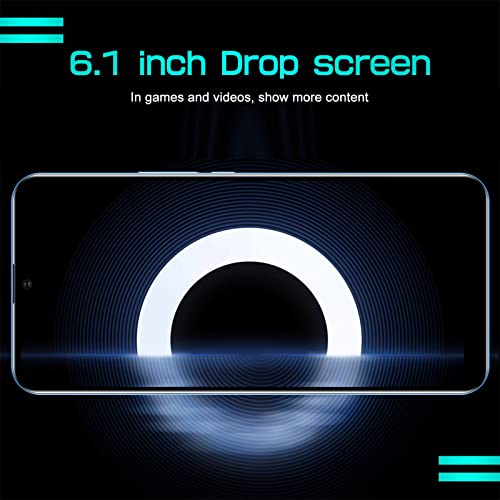 3G Unlocked Smartphone For 6.0 OS, 6.1 Inch HD Full Screen Mobile Phone Dual Card Dual Standby Cell Phone Support Face Recognition, 3GB 32GB, 6779 10 Core Processor, 5MP 8MP HD Camera, 2800mah(Black)