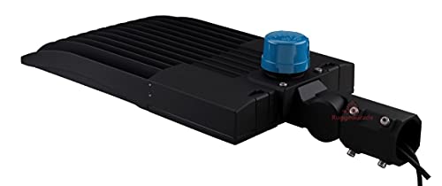 480vac - 40,000 Lumen NextGen II Series 300 Watt Parking Lot Light – Slip Fit Mount - with Photocell– 5000k - Black Housing - 480 Volt