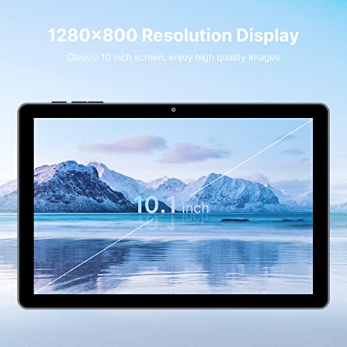ApoloSign 10 Inch Android Tablet 2023 New Android 12 Tablets Quad-core 4GB RAM 64GB ROM 1280x800 HD IPS Screen 6000mAh Battery 5+8MP Camera Bluetooth(Grey)
