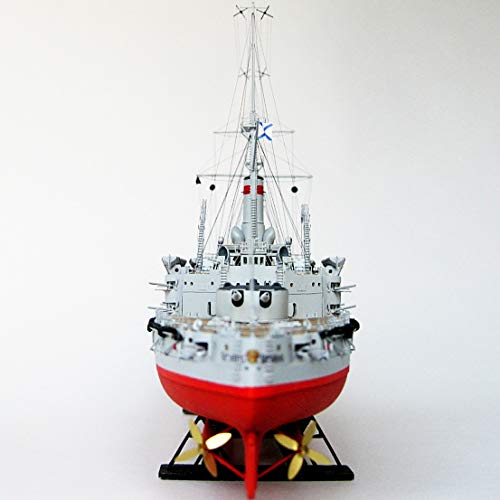 AEVVV Russian Battleship Potemkin Prince of Taurida Russia Empire Navy - Ship Model Kit Scale 1/400 Assembly Instructions in Russian Language