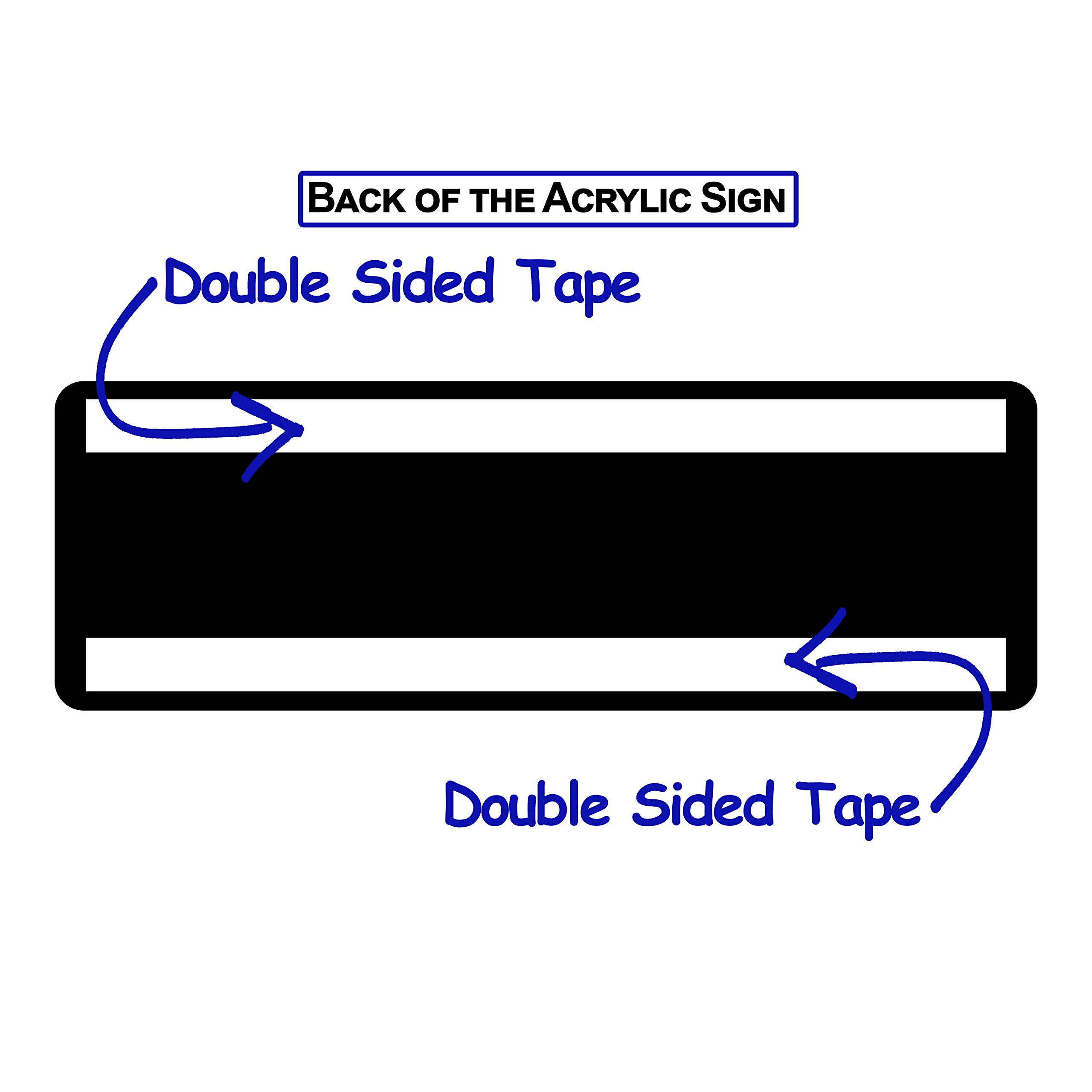 Sign for Door, Authorized Personnel Only in Acrylic Plastic, Black and White, Rounded Corners, Durable, Long Lasting with Double Sided Tape in the Back - 3" x 9" (Electrical Room)