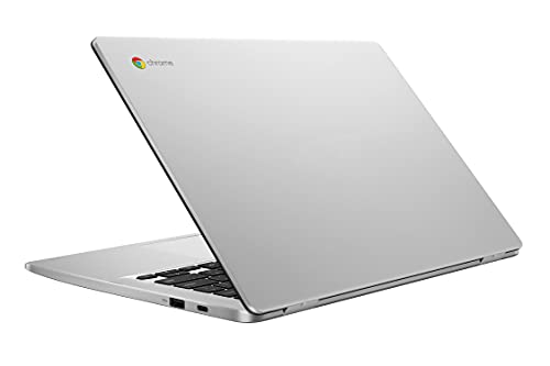 NewASUS Chromebook Laptop, 14" HD Nano-Edge Display, Intel Celeron N3350, 4GB DDR4, 64GB eMMC, Chrome OS, Classroom Ready, Webcam, Wi-Fi, Student/Business