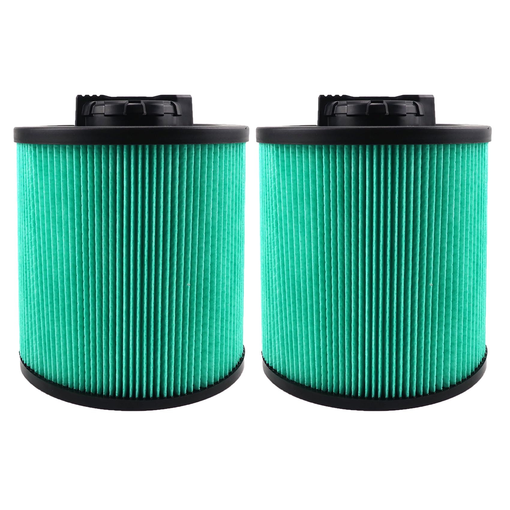 2 Pack DXVC6914 HEPA High Efficiency Cartridge Filter Fit for Dewalt 6-16 Gallon Wet/Dry Vacuum Cleaners DXV06P DXV09P DXV10P DXV10PL DXV10SA DXV12P DXV14P DXV16P
