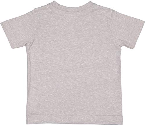 RABBIT SKINS™ Toddler Harborside Mélange Short Sleeve Jersey Tee, Gray Melange, 2T