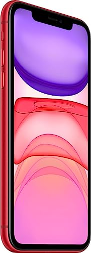 Apple iPhone 11, 64GB, Red - Unlocked (Renewed)