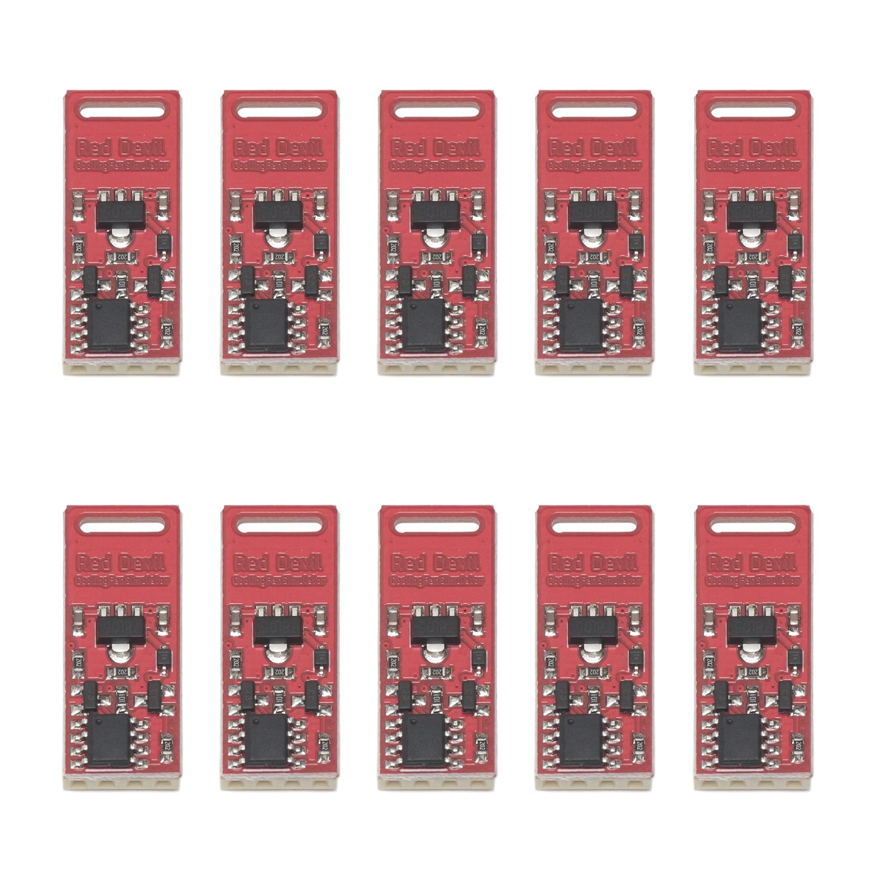 BUYMINERS.CA Cooling Fan Simulator (1st Generation) - Plug & Play 4 Pin Fan Spoofers for Bitmain Antminer, Dragonmint and More (10 Pack)