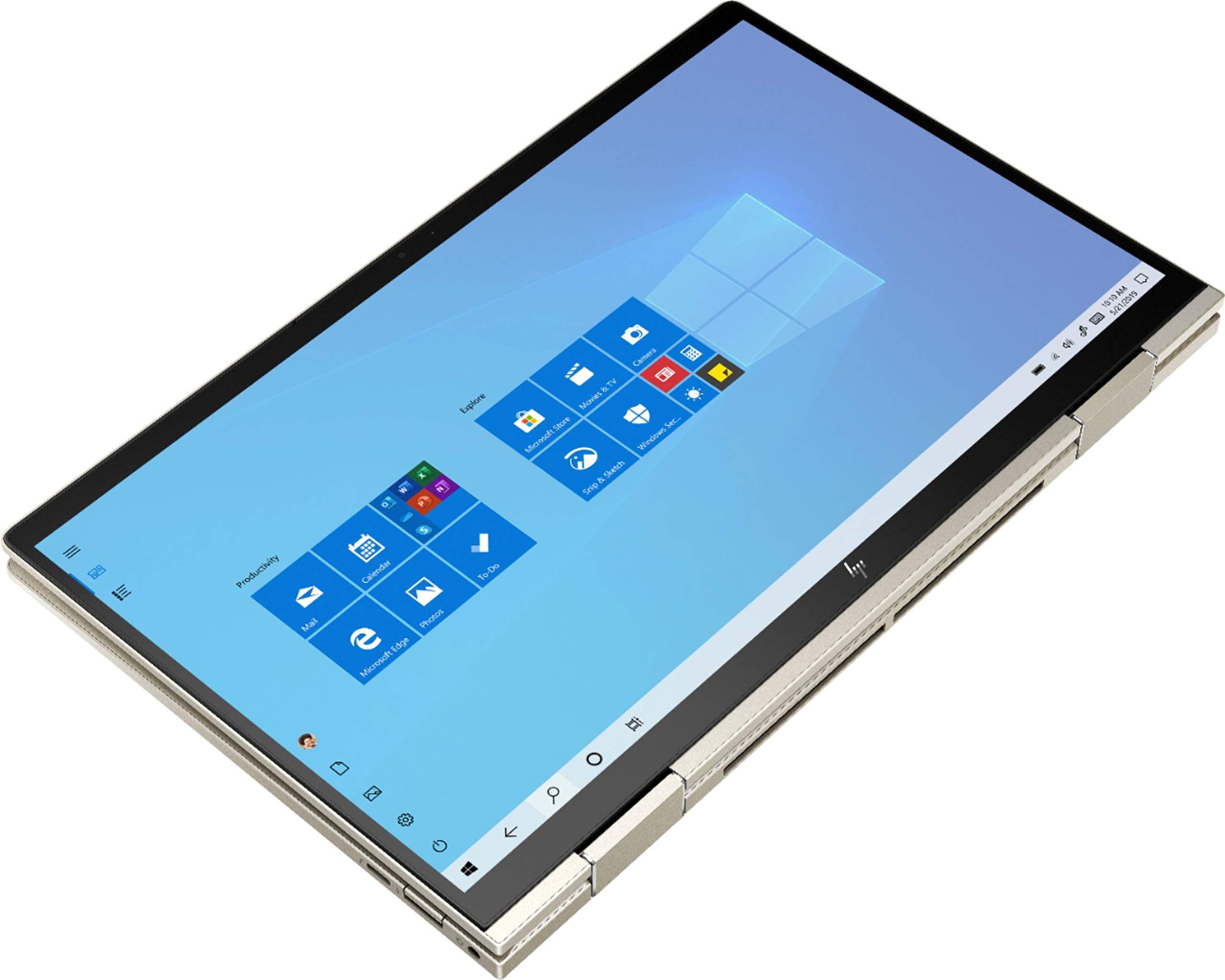 HP Envy X360 2-in-1 13.3 inch FHD IPS Touch-Screen Laptop | 11th Generation Intel Core i5-1135G7 Backlit Keyboard Fingerprint Windows 10 Home (8GB DDR4 RAM 512GB SSD |USB3.0 HUB), Gold